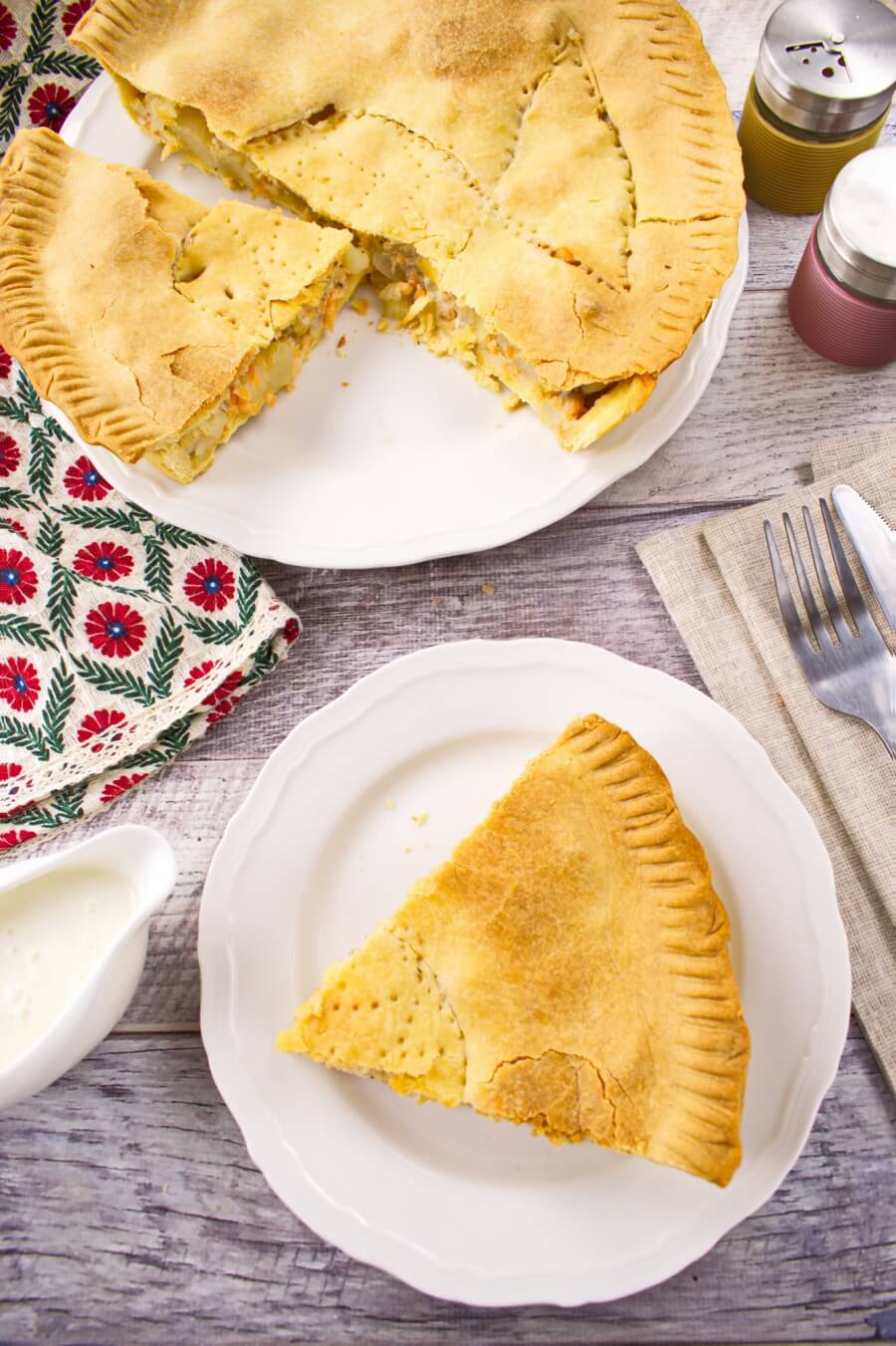 Creamy Salmon Pie Recipe - COOK.ME