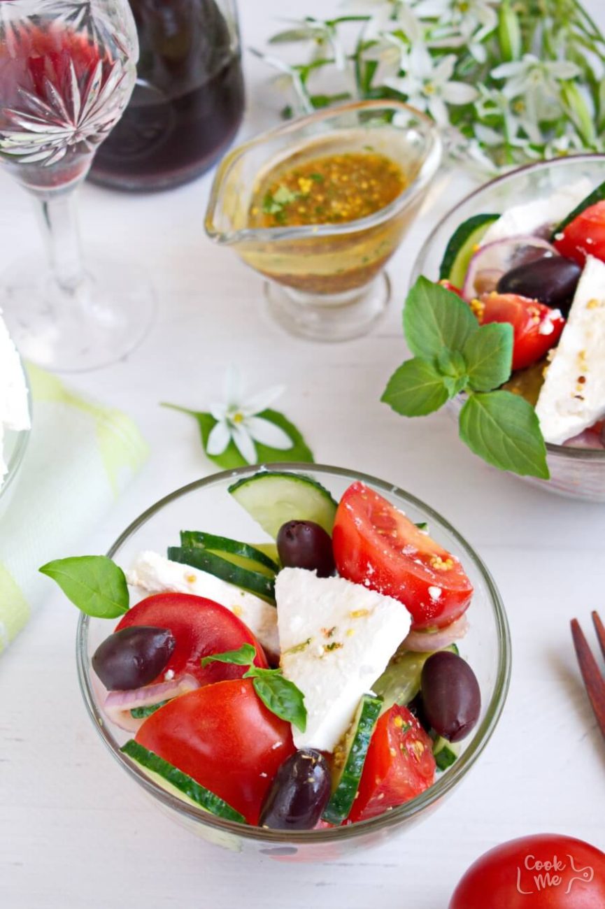 Greek Tomato Salad Recipe - Cook.me Recipes