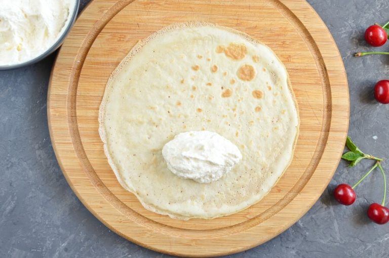 Cherry Cheese Blintzes Recipe - Cook.me Recipes