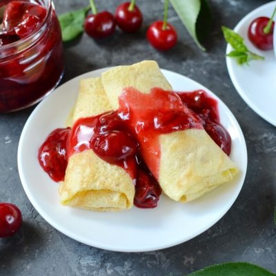 Cherry Cheese Blintzes Recipe - Cook.me Recipes
