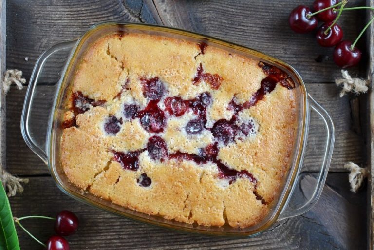 Fresh Cherry Cobbler Recipe - Cook.me Recipes