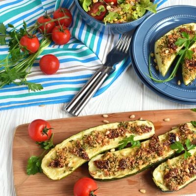 Italian Stuffed Courgettes Recipe - Cook.me Recipes