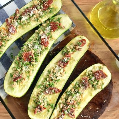 Italian Stuffed Courgettes Recipe - Cook.me Recipes