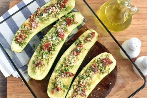 Italian Stuffed Courgettes Recipe - Cook.me Recipes