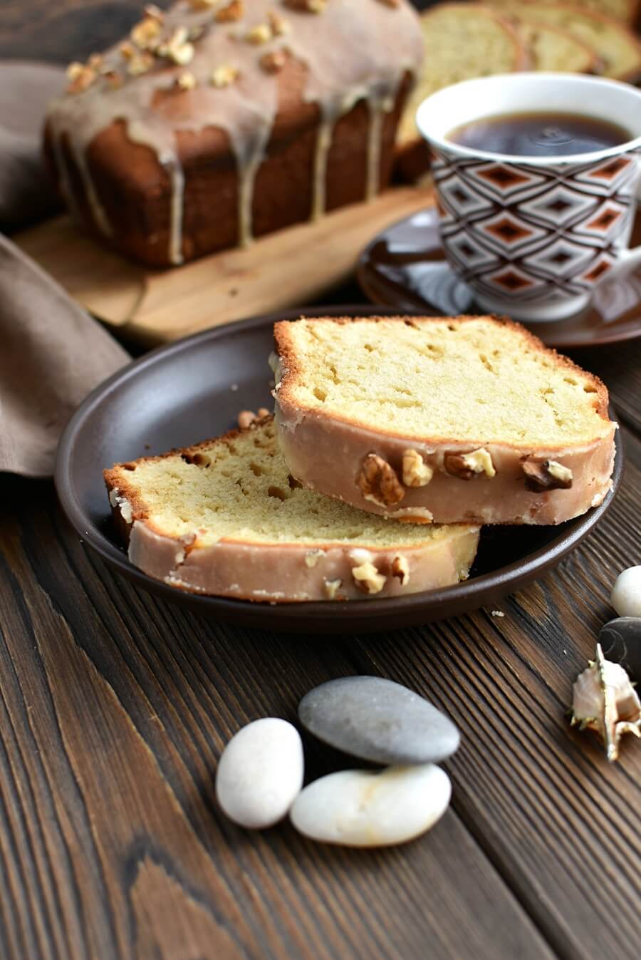 Glazed Spiced Rum Pound Cake Recipe - COOK.ME