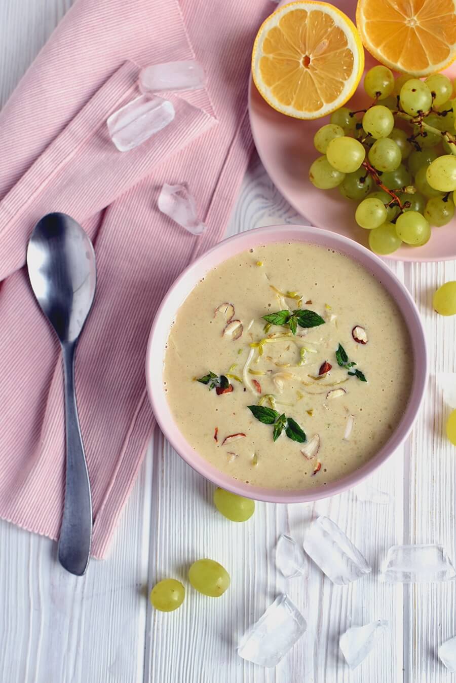 Vegan White Gazpacho Recipe - COOK.ME