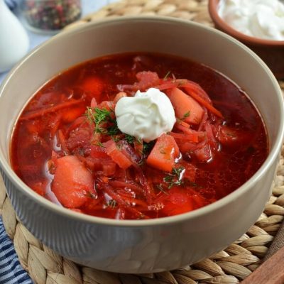 Classic Red Borscht Recipe (Beet Soup) Recipe - Cook.me Recipes