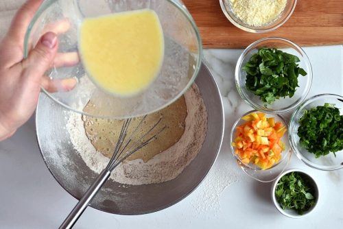 Savory Veggie Waffles Recipe - Cook.me Recipes