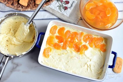 No Bake Pudding Tangerine Dessert Recipe - Cook.me Recipes