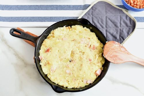 Ham & Potato Hash with Healthy ‘Fried’ Eggs Recipe - Cook.me Recipes