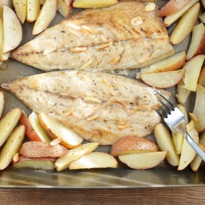 Greek Baked Bonito With Herbs & Potatoes Recipe - Cook.me Recipes