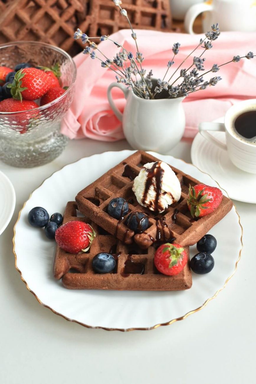 Wonderful Chocolate Waffles Recipe - Cook.me Recipes
