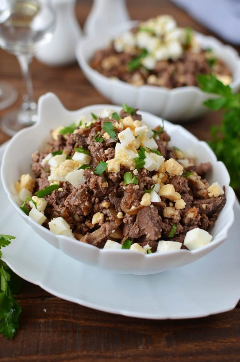 Traditional Jewish Chopped Chicken Liver Recipe - Cook.me Recipes