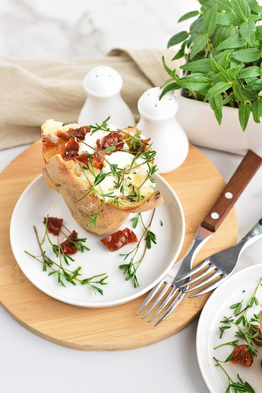 Baked Potatoes with Cream Cheese Recipe - Cook.me Recipes