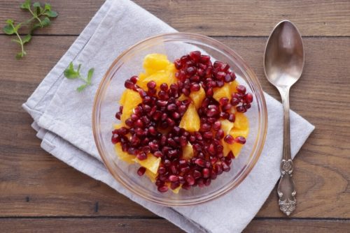 Pomegranate and Orange Fruit Salad Recipe - Cook.me Recipes