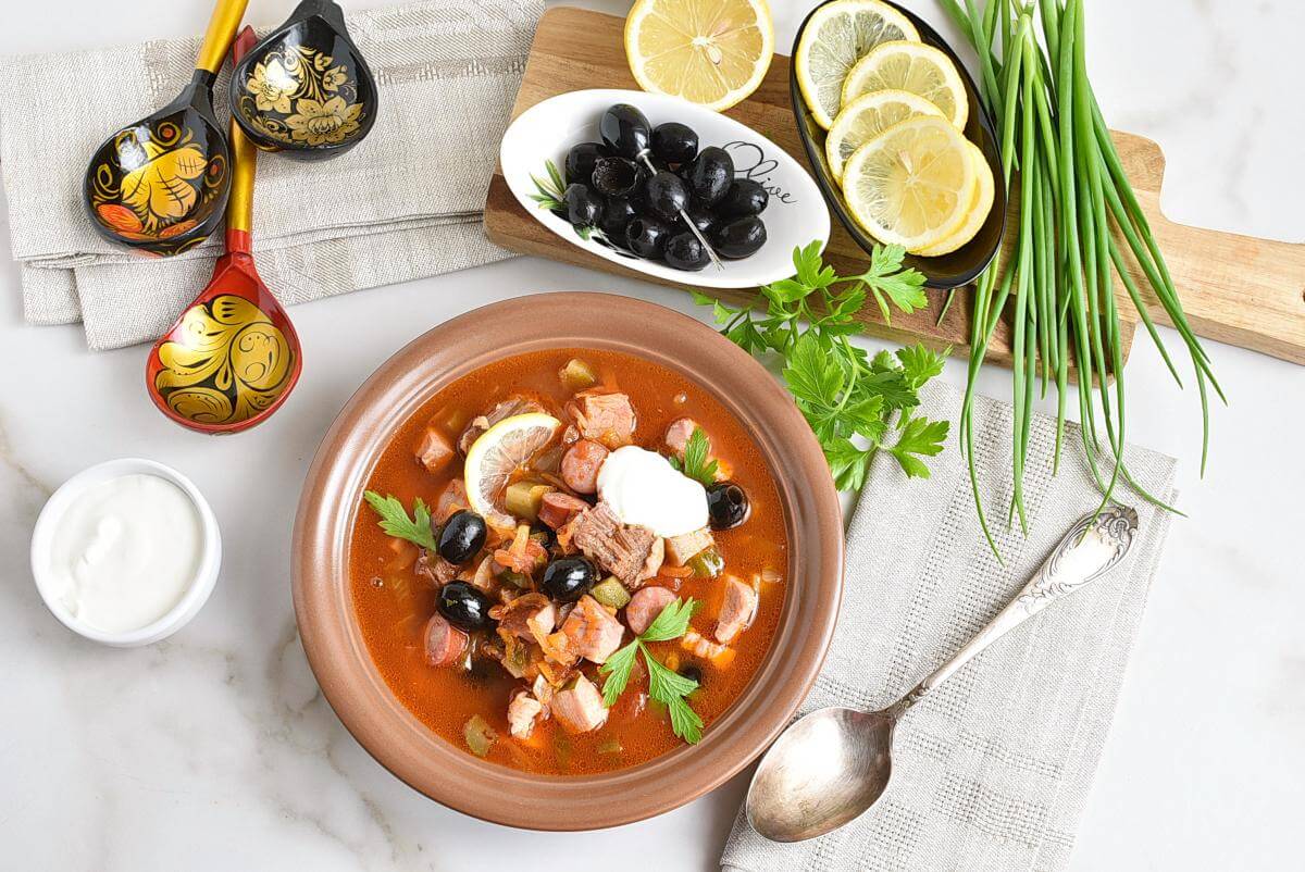 Solyanka Recipe - Traditional Savory Soup | Cook.me