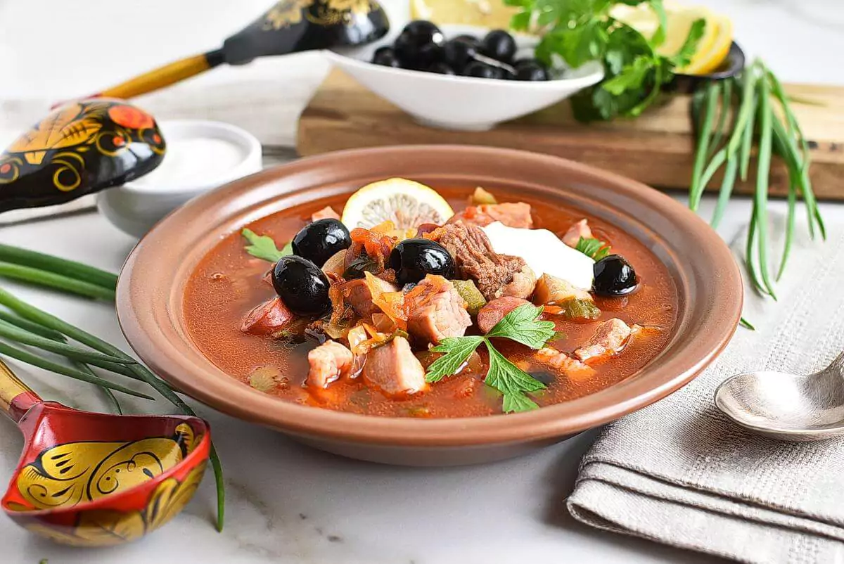 Solyanka Recipe - Traditional Savory Soup | Cook.me