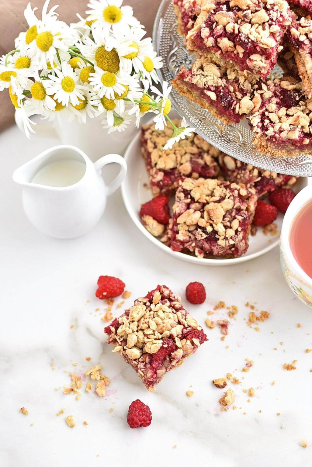 Raspberry Crumb Bars Recipe - Cook.me Recipes