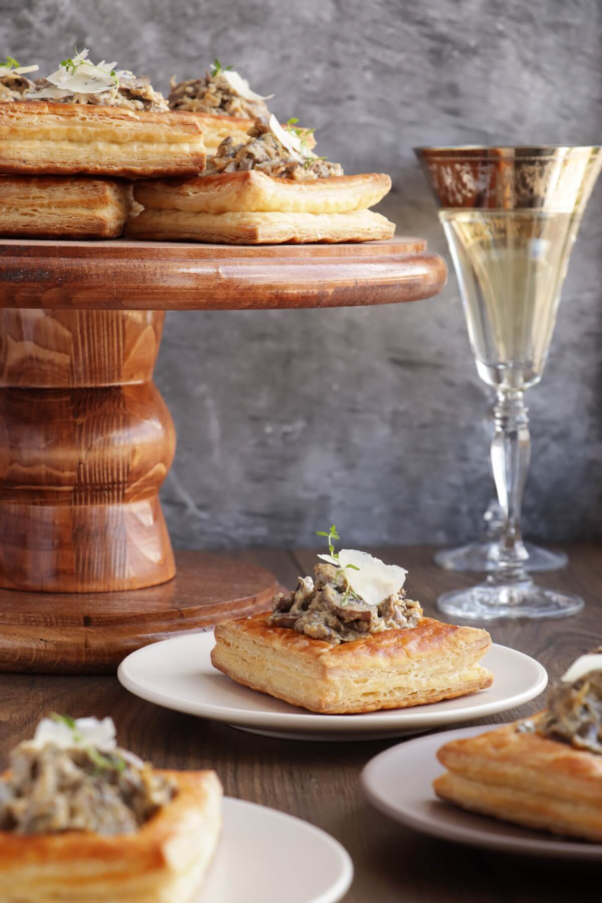 Wild Mushroom & Parmesan Vol-au-Vent Filling Recipe - Easy Step-by-Step ...