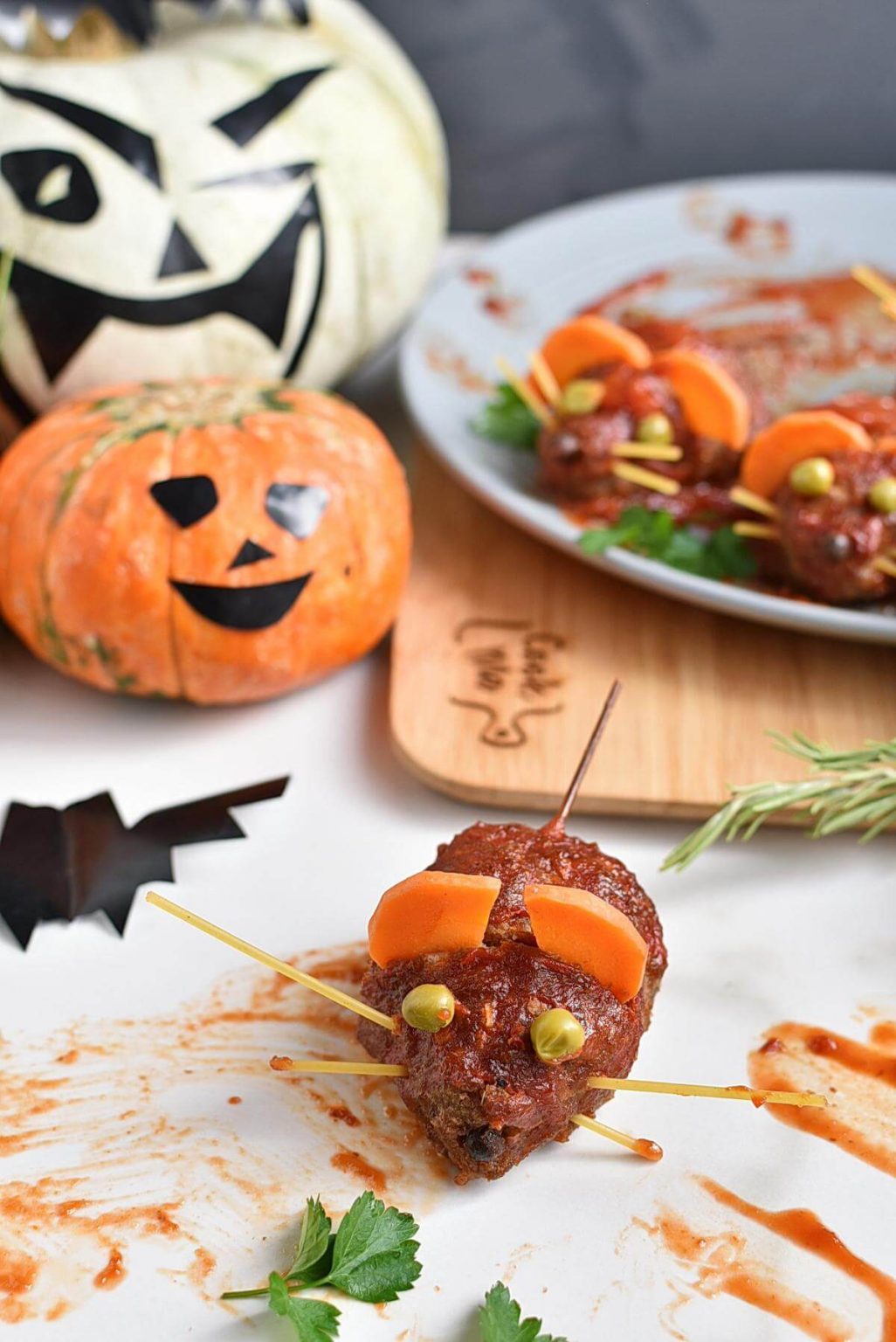 Halloween Bloody Baked Rats Recipe - Cook.me Recipes
