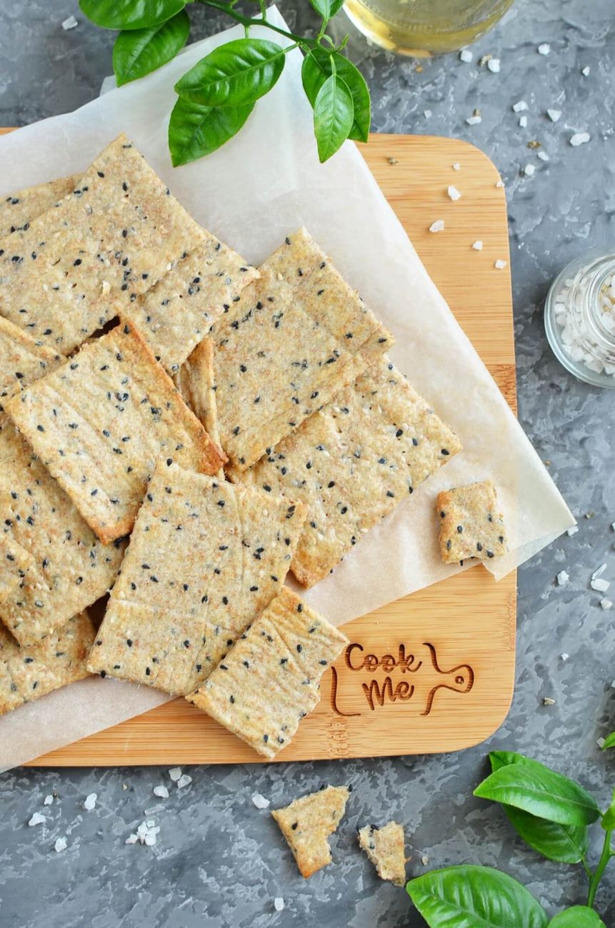 Homemade Whole Wheat Crackers Recipe - Cook.me Recipes