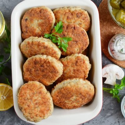 Chicken and Mushroom Patties (Russian Kotlety) Recipe - Cook.me Recipes