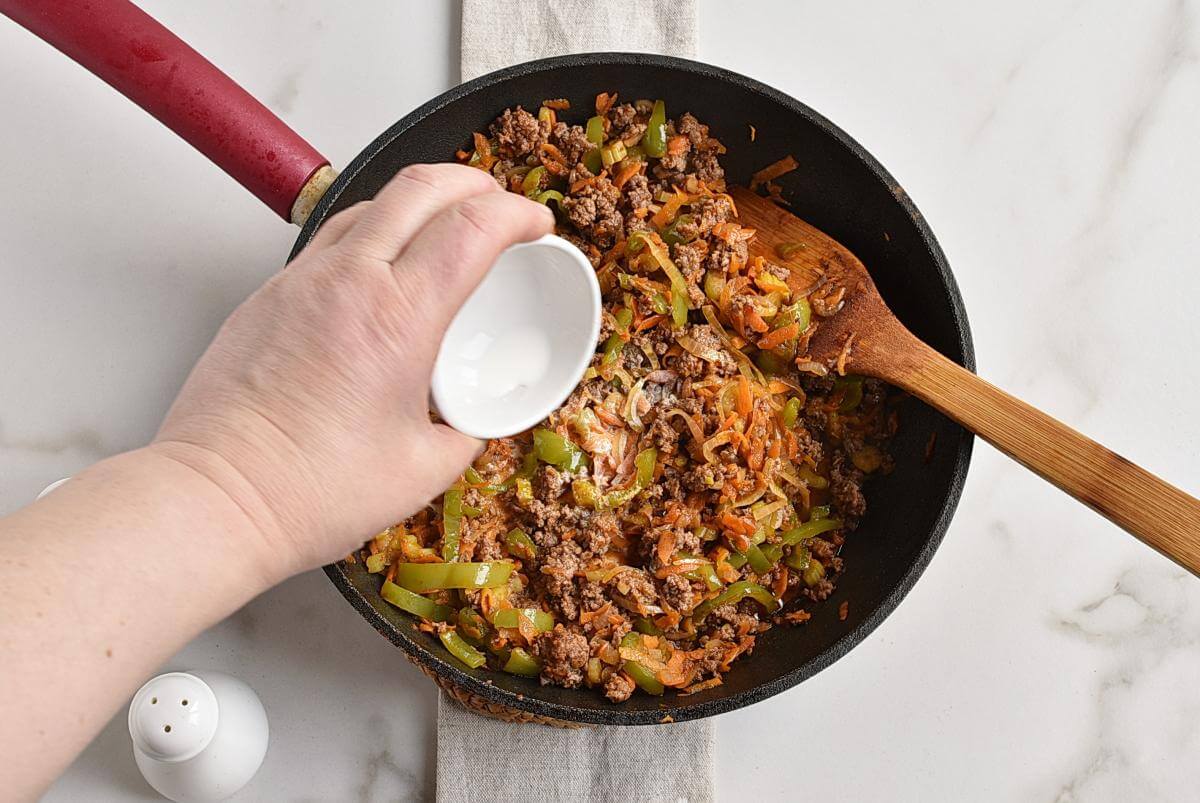 Serbian Ground Beef, Veggie, and Potato Bake Recipe - COOK.ME