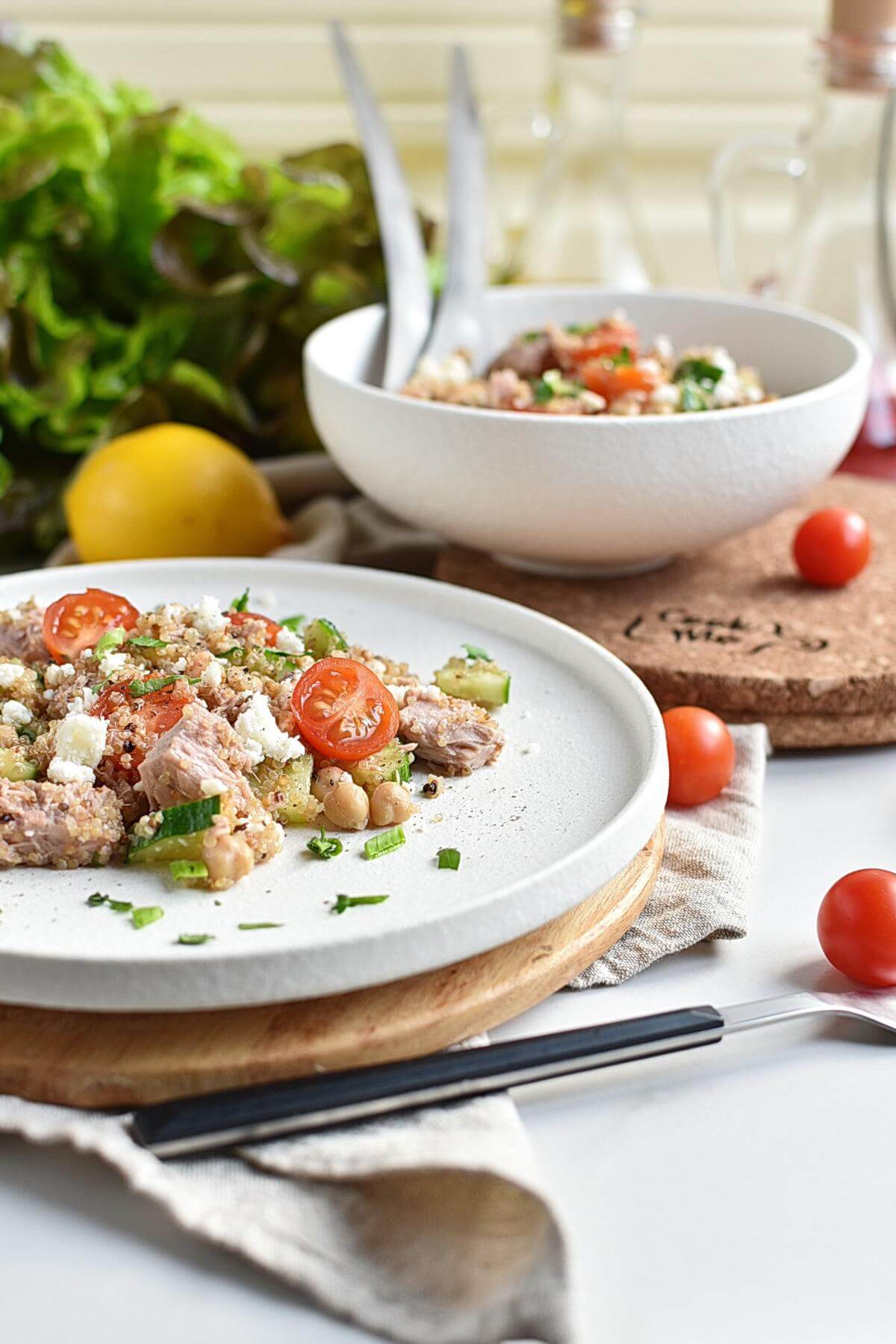 Tuna-Quinoa Toss Recipe - Easy Step-by-Step Guide | COOK.ME