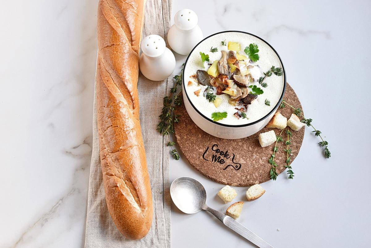 Shiitake Oyster Mushroom Soup Recipe - Easy Step-by-Step Guide | COOK.ME