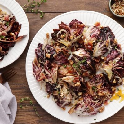 Roasted Balsamic Radicchio with Pancetta Recipe - Cook.me Recipes