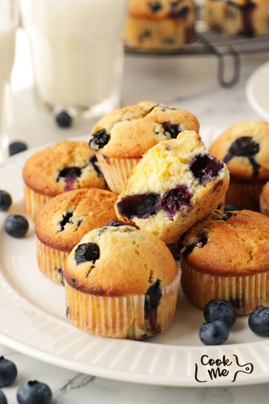 Blueberry Cream Cheese Muffins Recipe - Cook.me Recipes