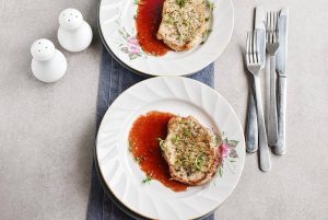 Pork Chops with Raspberry Sauce Recipe - Cook.me Recipes