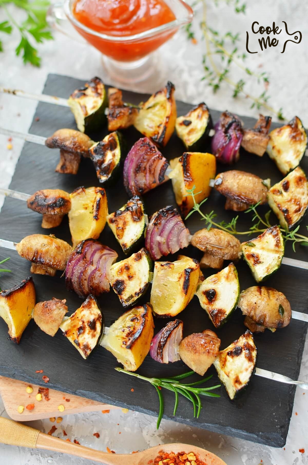 Veggie Kebabs Recipe - COOK.ME