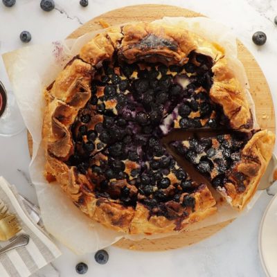 Blueberry Basque Cheesecake Recipe - Cook.me Recipes