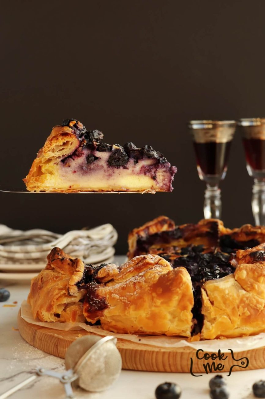 Blueberry Basque Cheesecake Recipe - Cook.me Recipes