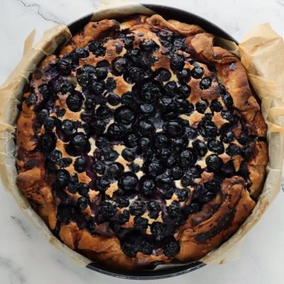 Blueberry Basque Cheesecake Recipe - Cook.me Recipes