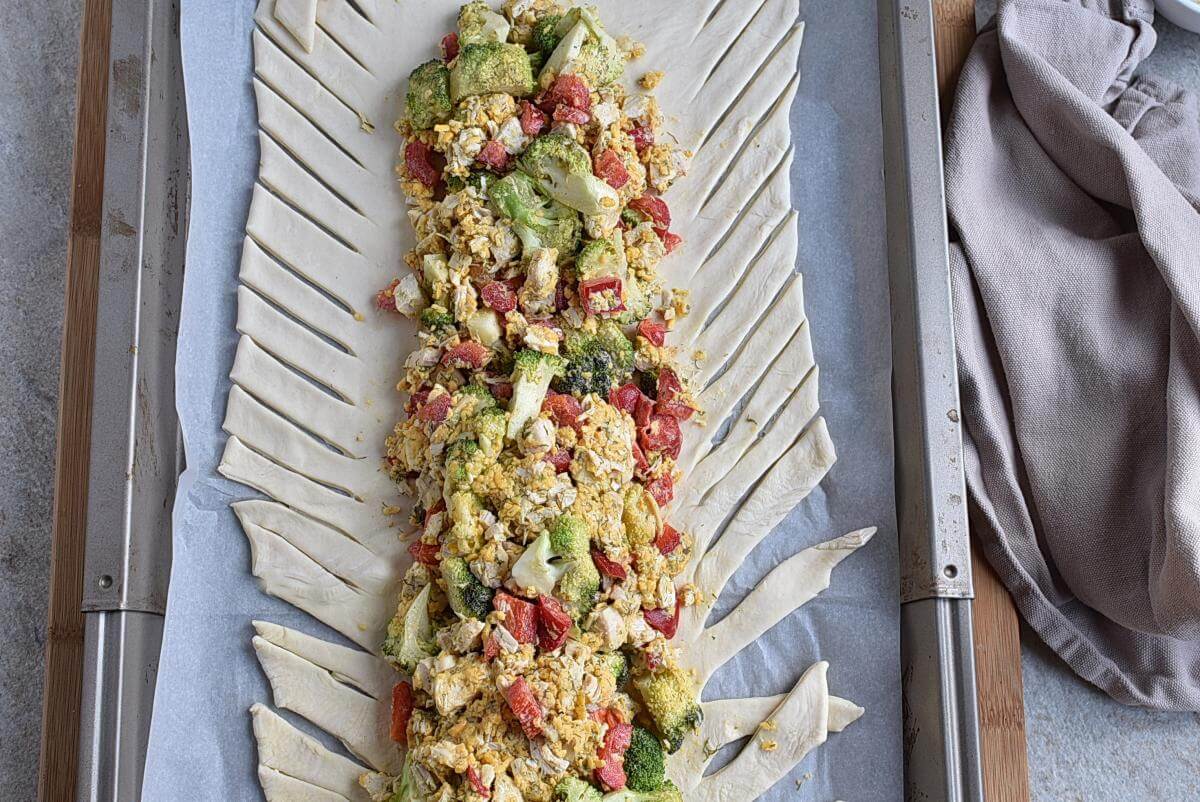 Chicken Broccoli Braid Recipe - COOK.ME