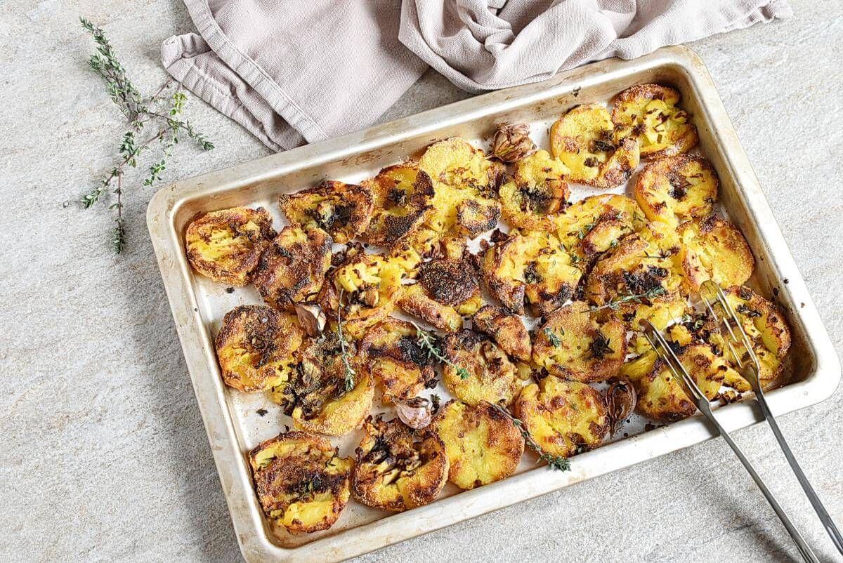 Polenta-Roasted Potatoes Recipe - COOK.ME