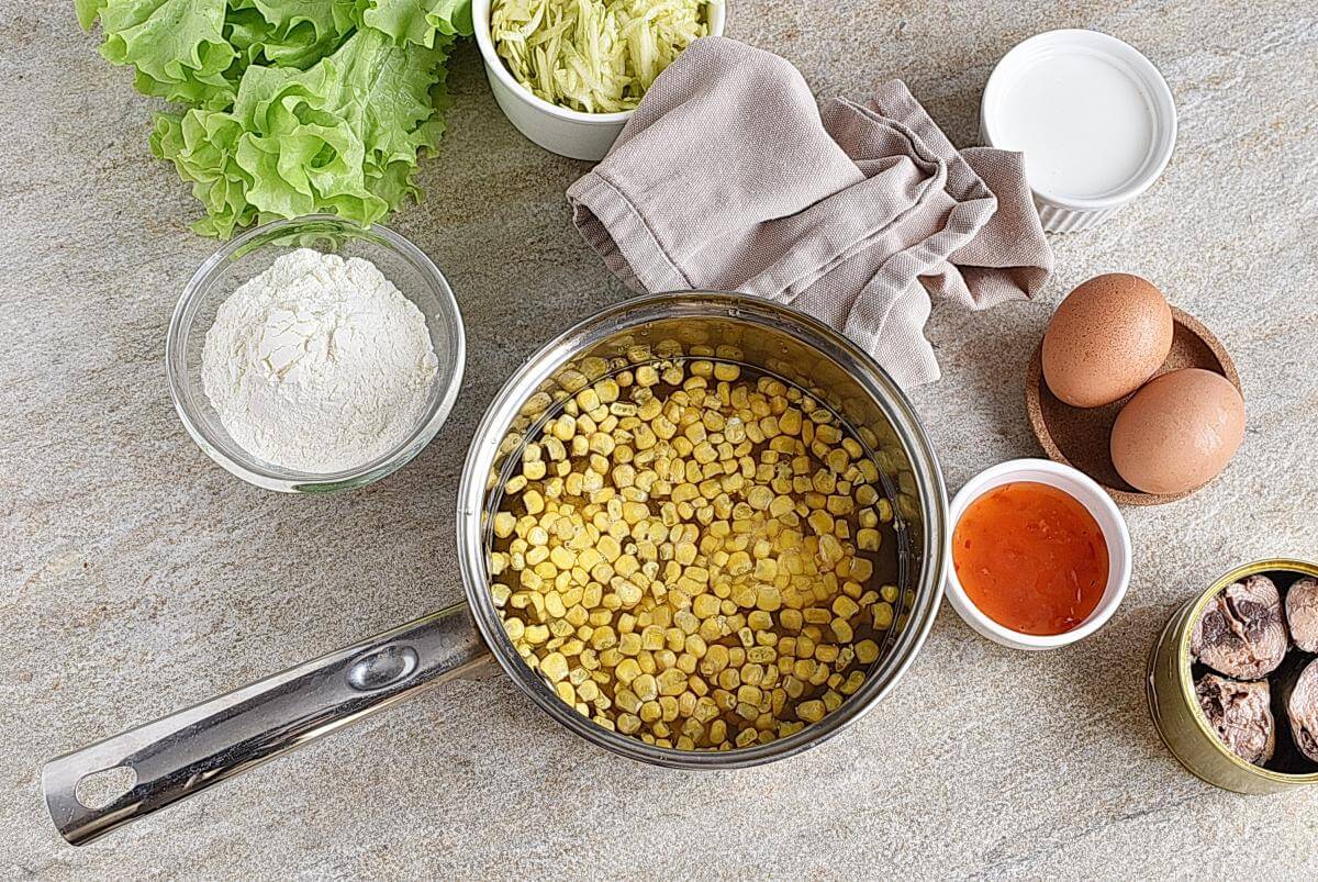 Tuna and Corn Fritters Recipe - Easy Step-by-Step Guide | COOK.ME