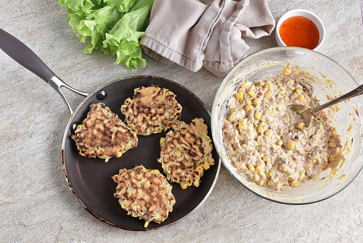 Tuna and Corn Fritters Recipe - COOK.ME
