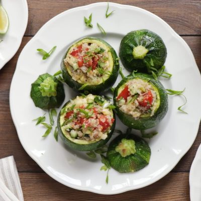 Stuffed Eight Ball Zucchini Recipe - Cook.me Recipes
