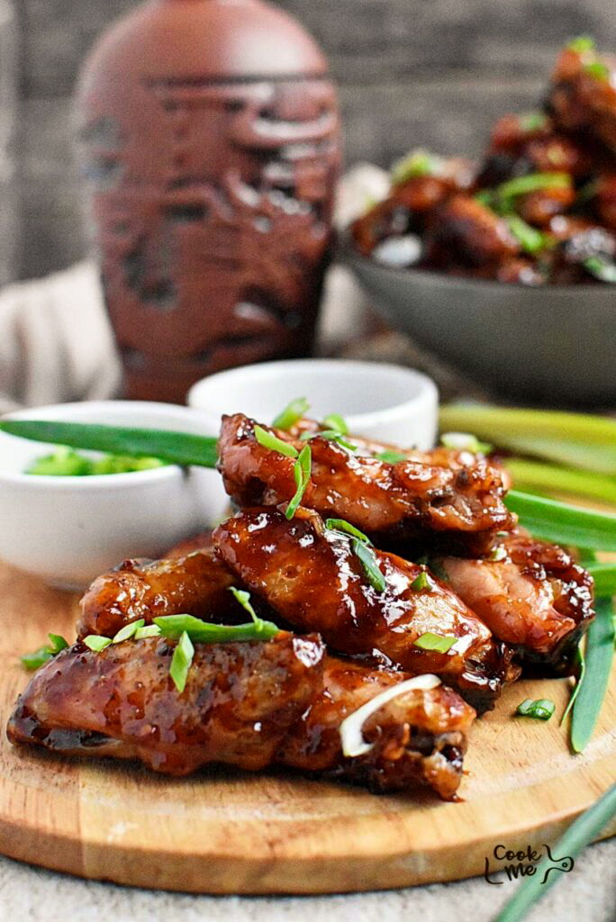 Sweet and Spicy Sticky Wings Recipe - COOK.ME