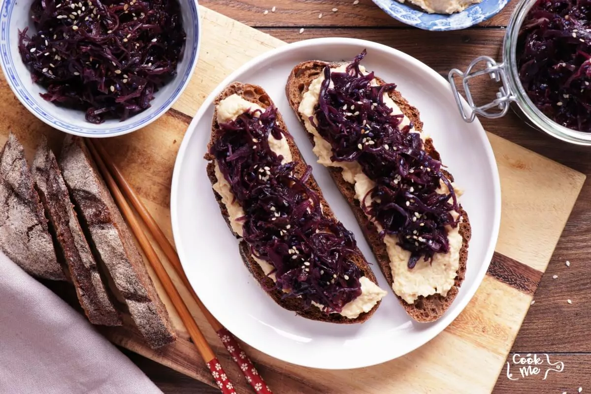 Red Cabbage Kimchi Recipe - COOK.ME