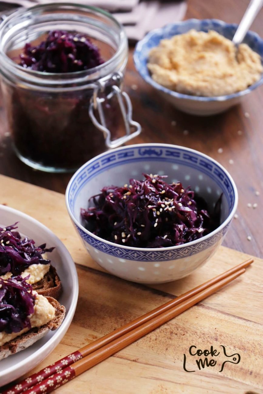 Red Cabbage Kimchi Recipe - Cook.me Recipes
