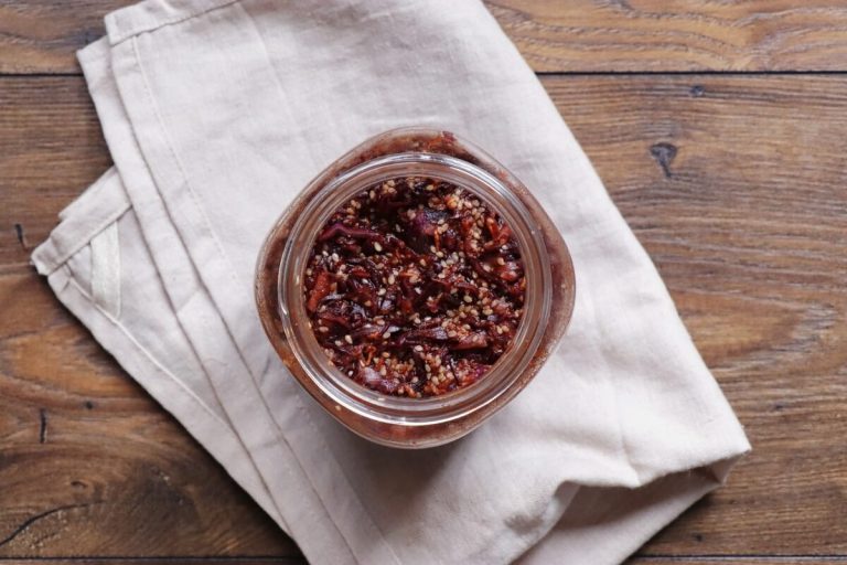 Red Cabbage Kimchi Recipe - Cook.me Recipes