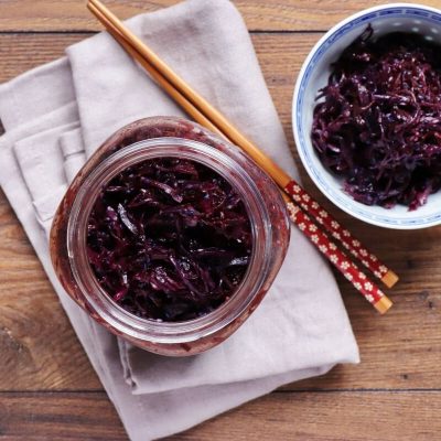 Red Cabbage Kimchi Recipe - Cook.me Recipes
