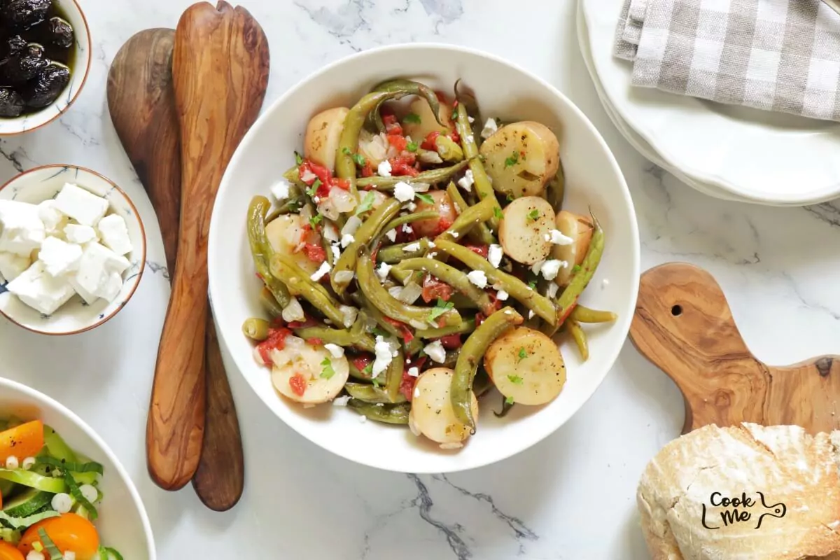 Authentic Greek Green Beans Recipe - Easy Step-by-Step Guide | COOK.ME