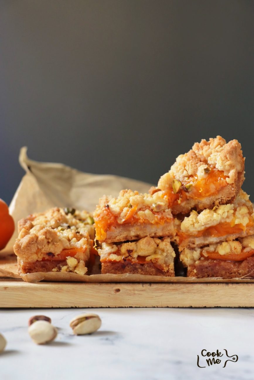 Apricot Pistachio Bars Recipe - Cook.me Recipes