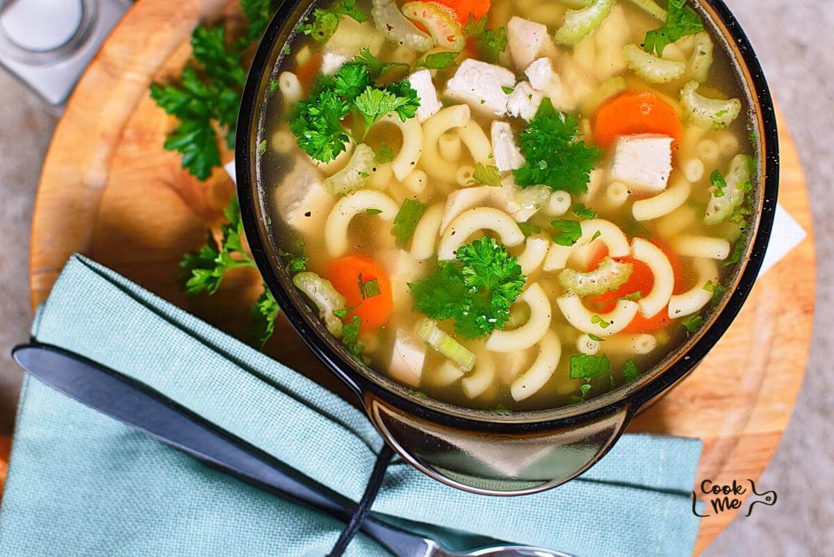 Microwave Chicken Noodle Soup Recipe - Easy Step-by-Step Guide | COOK.ME
