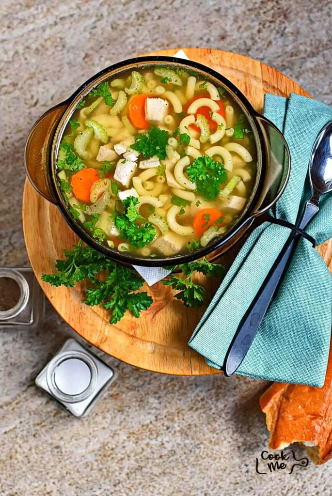 Microwave Chicken Noodle Soup Recipe - Cook.me Recipes